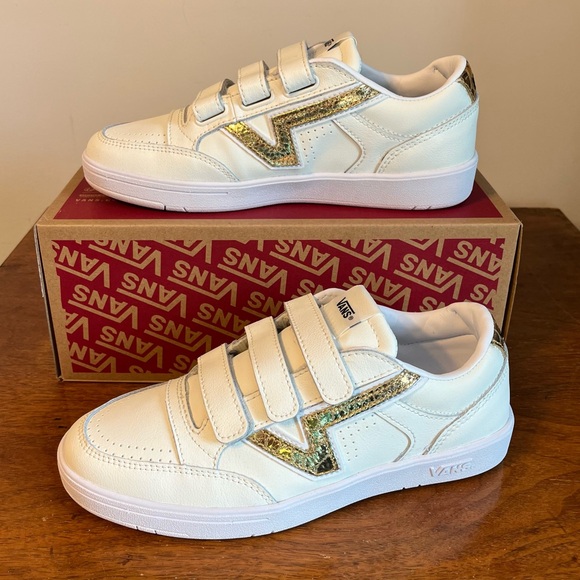 Vans | Shoes | Vans Lowland Cc V White Gold | Poshmark